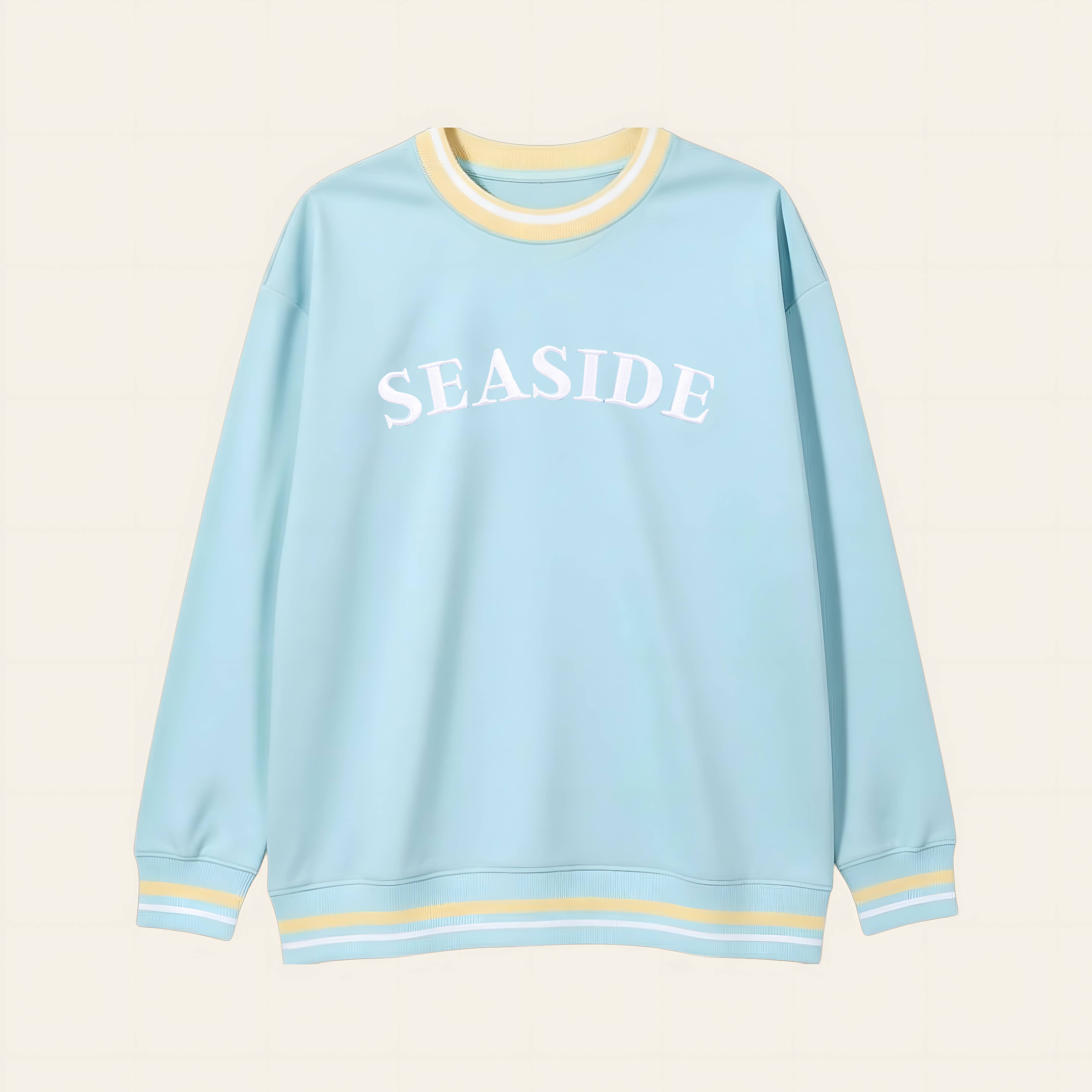 Oversized Crew–Seaside – Born to Bolt