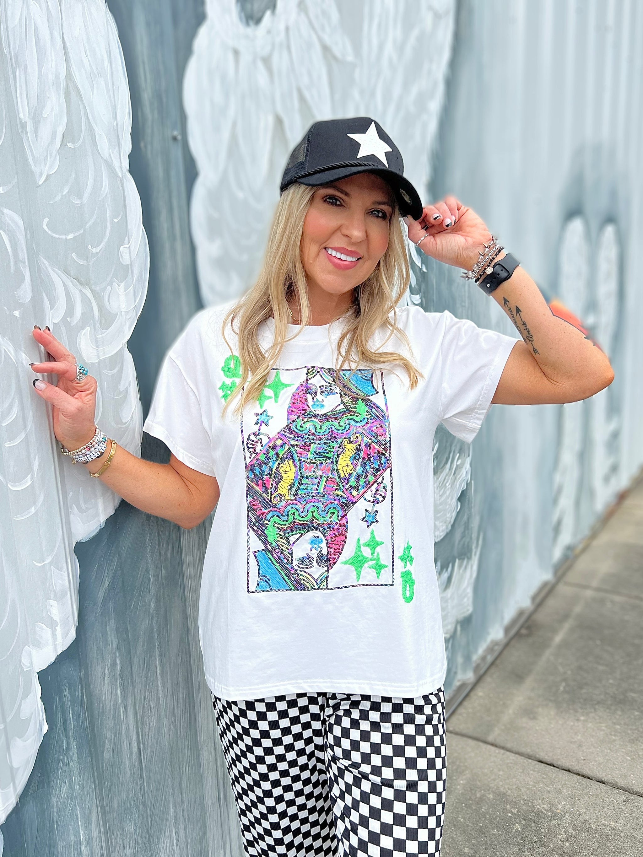 QOS Card Logo Tee – Born to Bolt